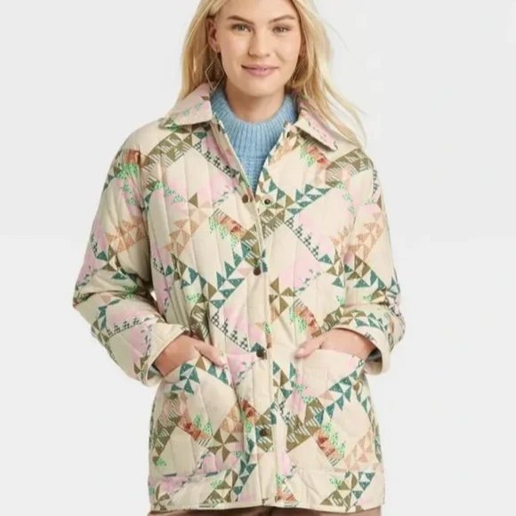 Universal Thread | Jackets & Coats | Universal Thread Quilted Jacket ...